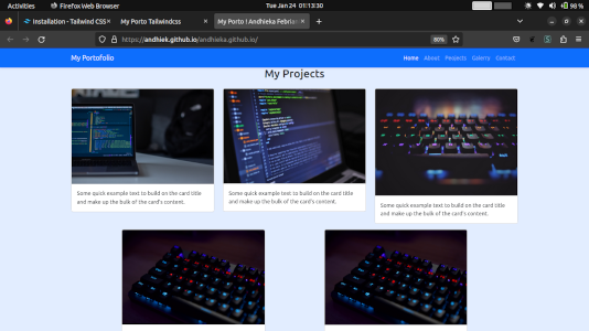 My Porto Tailwindcss